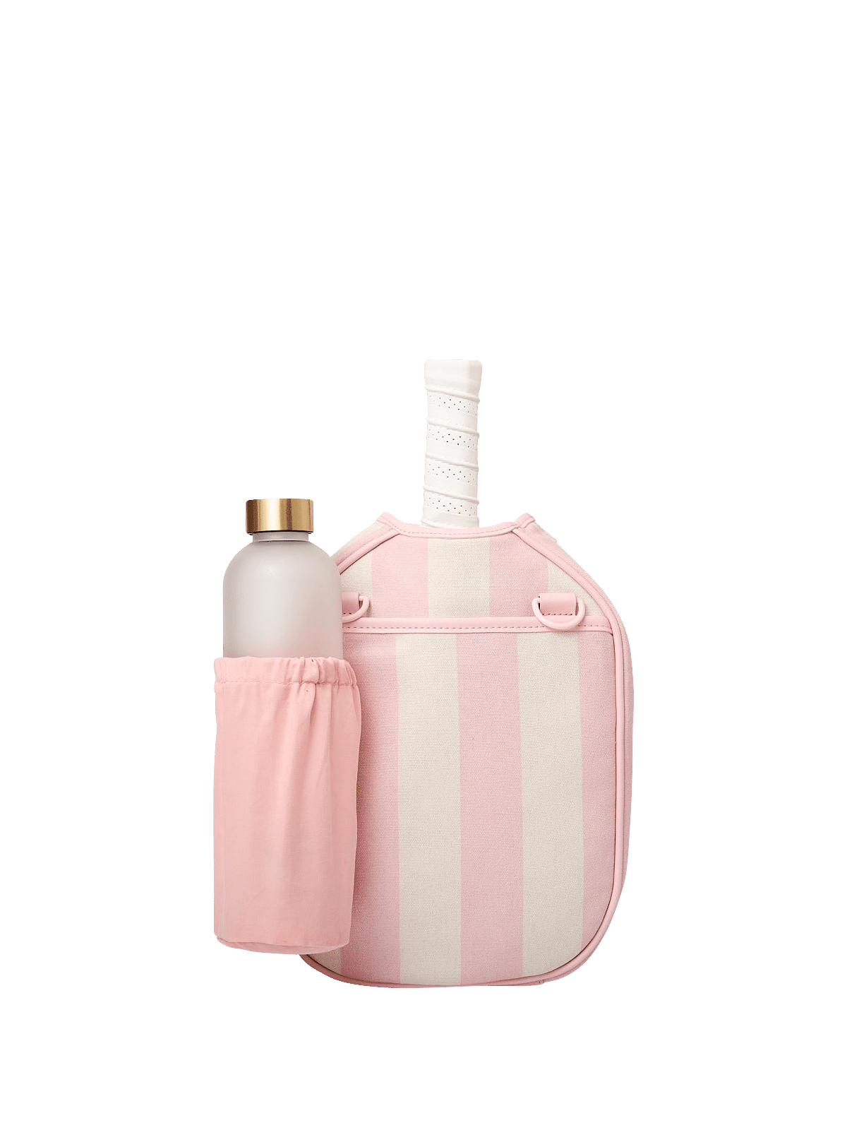Pickleball Paddle Holder Pink Stripe | Poppy and Peonies – Poppy & Peonies